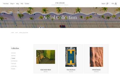 Framer — Webflow Ecommerce Template By Elastic Themes