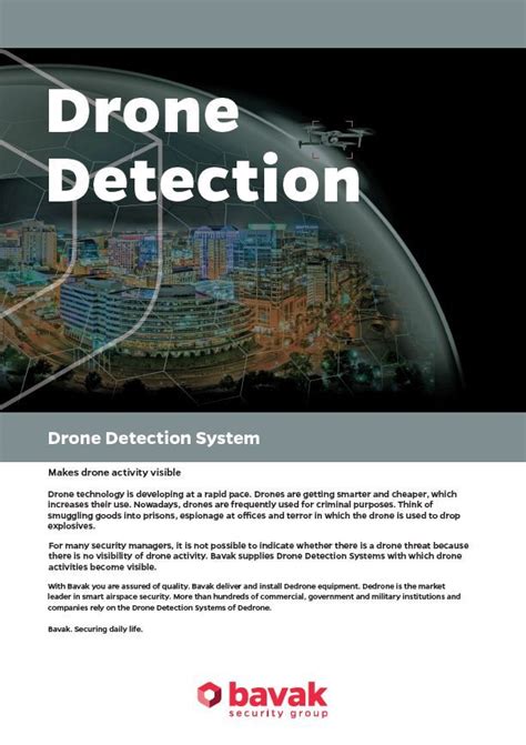 Bavak Security Group Drone Detection Brochure Now Available EN