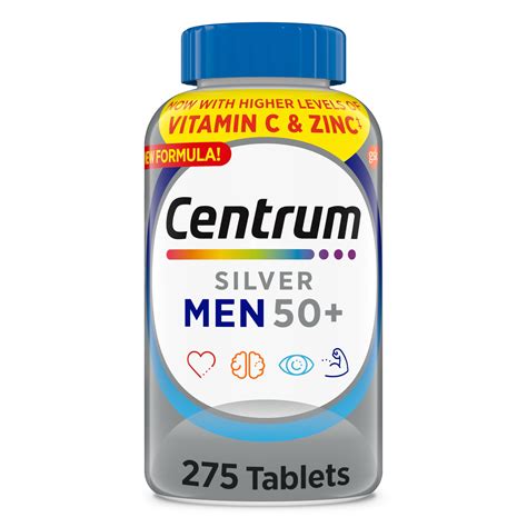 Centrum Silver Multivitamins For Men Over 50 275 Ct Immune And