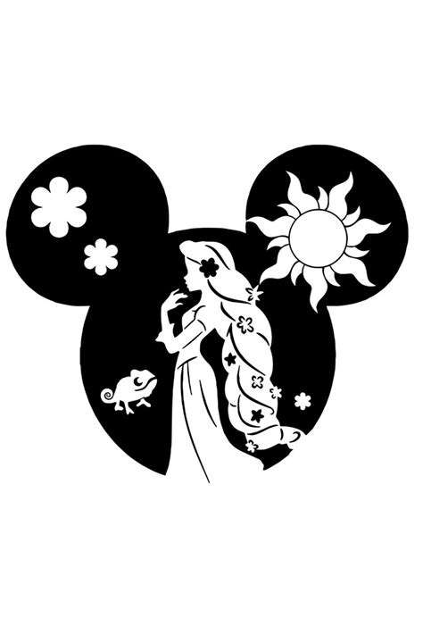 Tangled Svg Tangled Png Rapunzel Svg Rapunzel Silueta Tangled Rapunzel Svg Rapunzel
