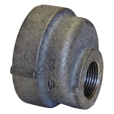 2 12 X 2 In Threaded 125 Black Cast Iron Eccentric Reducer Forged