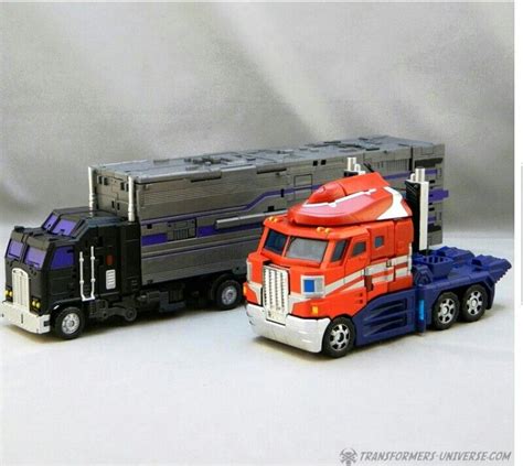 Diesel Tractor Truck Trailer And Optimus Truck Transformers Toys