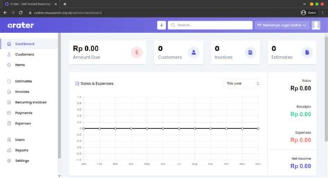 how to install crater invoice app on ubuntu 20 04 linux and open source