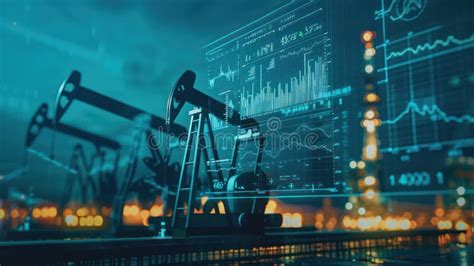 Advanced Analytics Tools Being Used In The Oil Stock Illustration