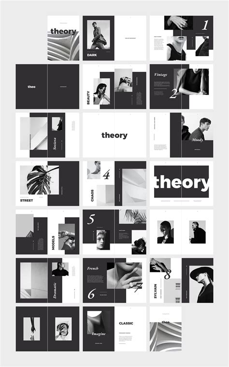 Theory Creative Portfolio Photobook Design Portfolio Design Layout Page Layout Design