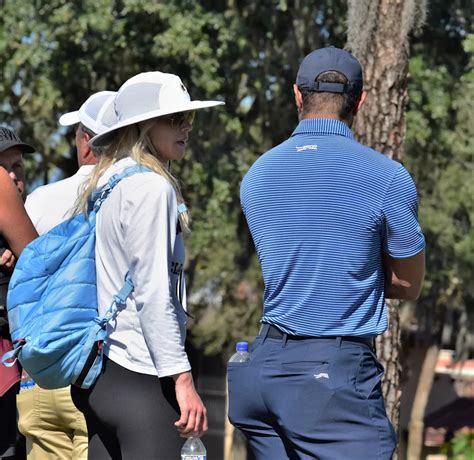 Tiger Woods Elin Nordegren Support Son Charlie Woods At Florida Golf