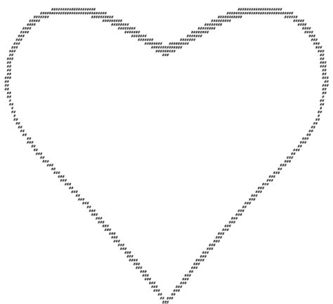 Ascii Art Heart Ascii Heart