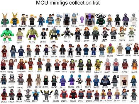 Exhaustive List Of Every Mcu Lego Minifigs Before The 2022 Sanctum