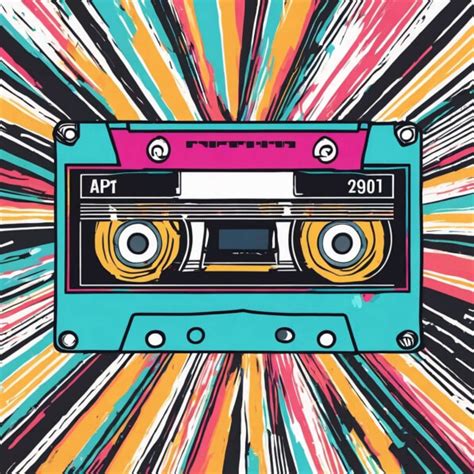 Download Retro Cassette Tape Abstract Design Backgrounds Online