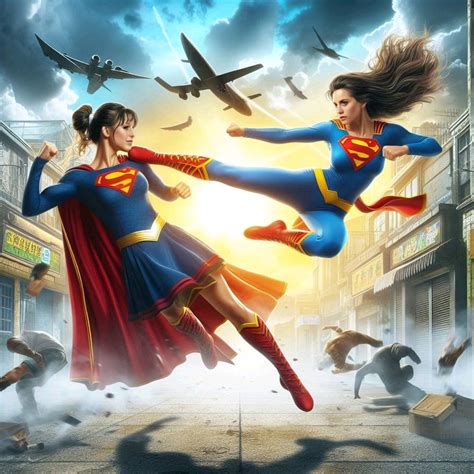 Supergirl Fight By Mp32as On Deviantart