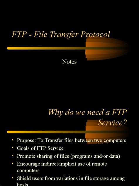 Ftp Notes Pdf File Transfer Protocol Port Computer Networking