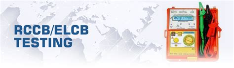 RCCB ELCB Testing Network Techlab