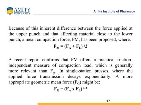 Physics Of Tablet Compression Ppt