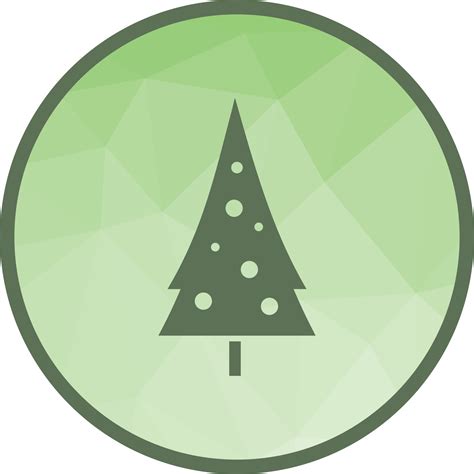Tree In Snow Low Poly Background Icon Vector Art At Vecteezy
