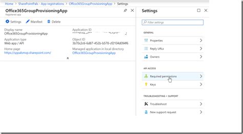 step by step procedure to create provision office 365 groups programmatically using c and
