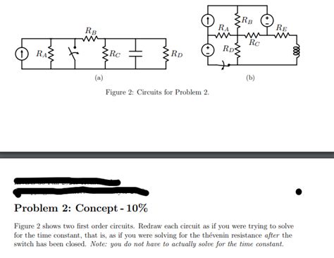Solved A Figure 2 Circuits For Problem 2 Problem 2 Chegg Com