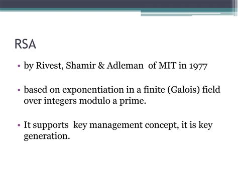 Rsa Rivest Shamir Adleman RETOEDU