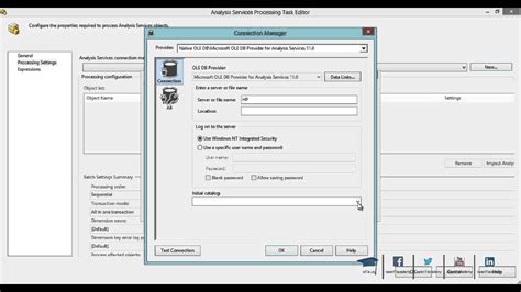Ssis Analysis Services Process Task Tr Youtube