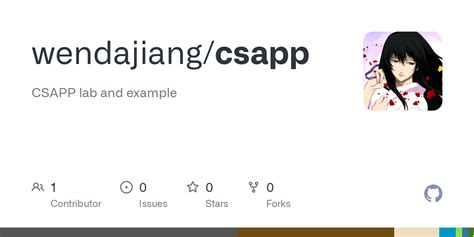 Github Wendajiangcsapp Csapp Lab And Example