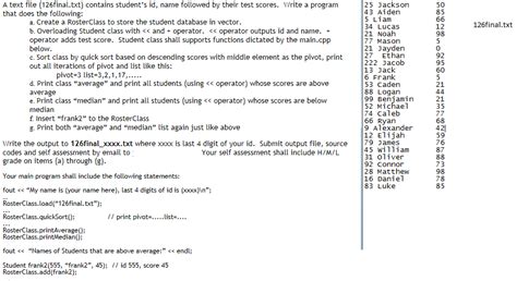 Solved A Text File Final Txt Contains Babe S Id Chegg Com