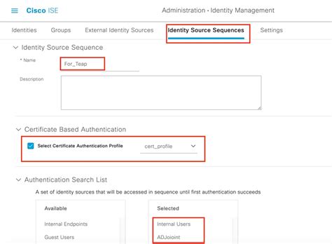 Configure Eap Chaining With Teap Cisco