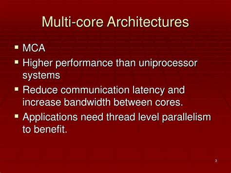 Ppt Architectural Support For Fine Grained Parallelism On Multi Core