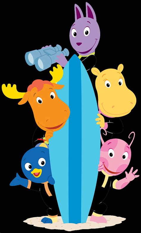 The Backyardigans Uniqua Austin Poster Yellow Painting By Keeley Sean
