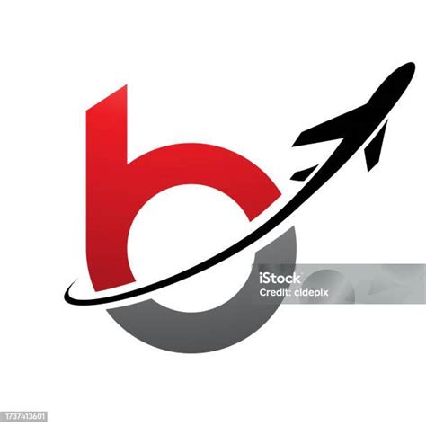 빨간색과 검은색 소문자 문자 B 아이콘 개념에 대한 스톡 벡터 아트 및 기타 이미지 개념 곡선 날기 Istock