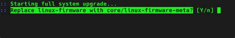 Explanation Replace Linux Firmware With Core Linux Firmware Meta System Updates Manjaro