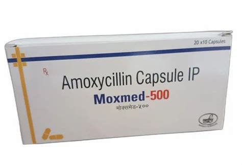 Moxmed 500 Amoxicillin Capsule Strength 500 Mg At Rs 240 Box In Bengaluru