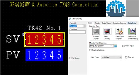 Proface HMI Modbus RTU Autonics TK4S Tutorial Plc247 Com