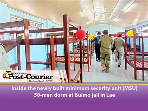 Prisoners In Buimo Jail Build 50 Men Dormitory And Mess Post Courier