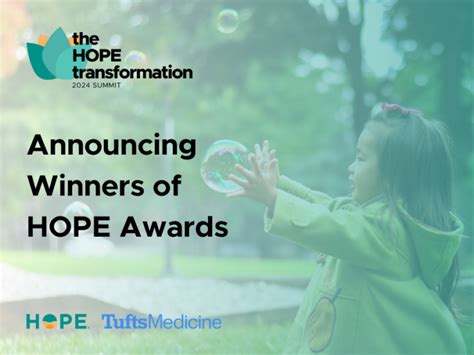 Announcing The Winners Of The First Ever Hope Awards Ceremony Tufts Hope