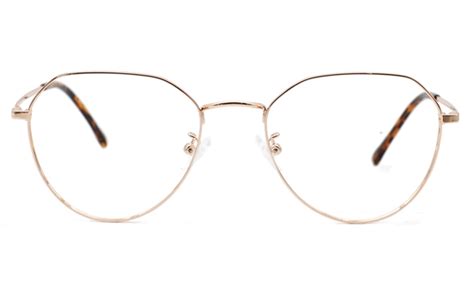 Hexagonal Oval Eyeglassesgold Hexagonal Oval Eyeglassesgold