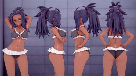 Rule 34 1girls 3d Back To Viewer Bikini Dark Skinned Female Dark Skin Facing Viewer Game Freak