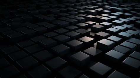 Black Style Background From Textile With A Square Pattern Closeup Photo