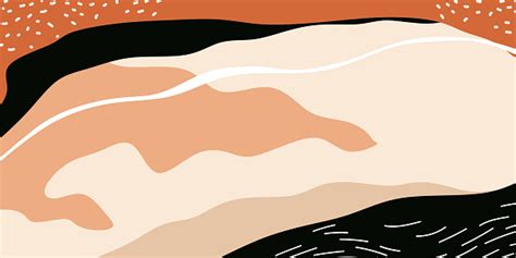 유기적 인 모양과 파스텔 색상의 손으로 선을 그리는 추상적 인 배경 텍스트를위한 공간이있는 현대적인 디자인 템플릿 브랜딩