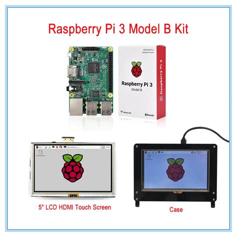 raspberry pi 3 kit 5 inch lcd hdmi usb touch screen display tft lcd
