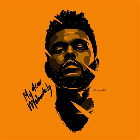 Album Art Gerard Wowie Addison The Weeknd Drawing The Weeknd
