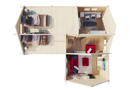 1 Bedroom Log Cabin With Sleeping Loft Holiday Q Summerhouse24 Ireland