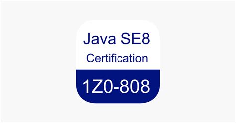 ‎java Se8 Certification 1z0 808 En App Store
