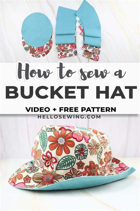 How To Make A Bucket Hat Reversible Bucket Hat Pattern Video Artofit