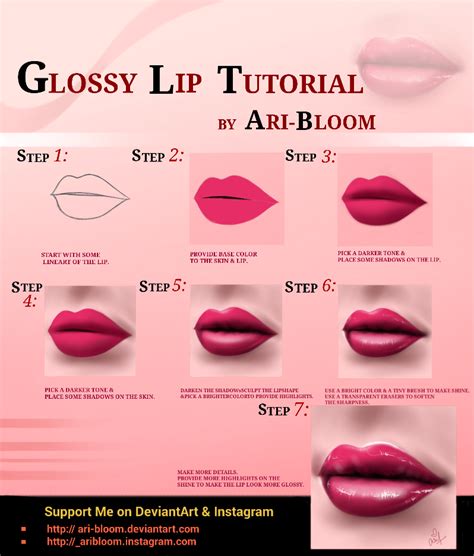 Glossy Lips Tutorial At Manuel Cade Blog
