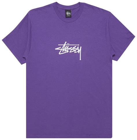 Buy Stussy Basic Stock Tee Purple 1902678 Purp Goat