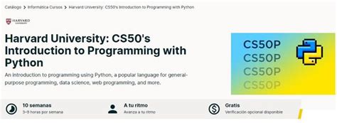 Aprende Python Con Este Curso Gratuito De La Universidad De Harvard