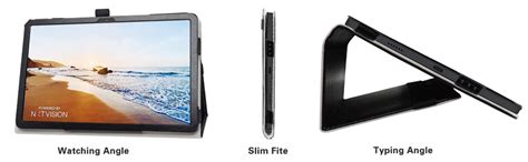 Amazon Com JRTAL Case For TCL Tab G Premium Vegan PU Leather Slim Folio