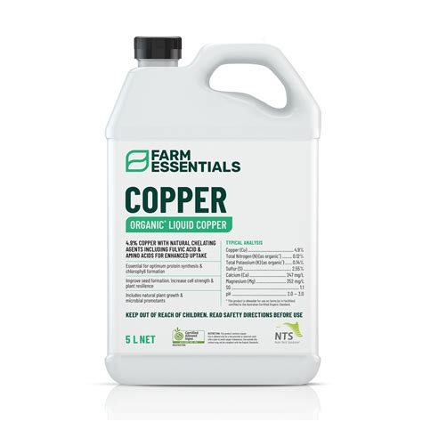 Copper Essentials™ Organic Liquid Copper Fertiliser Nts Nutri