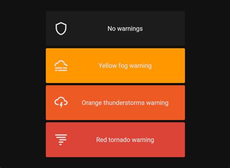 meteoalarmcard 2 0 weather warnings card for meteoalarm météo france