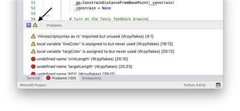 Rhino Script Editing Features