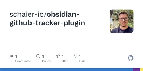 Github Schaier Io Obsidian Github Tracker Plugin
